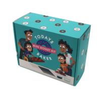 China Custom Printing Doughnut Packing Box Donut Paper Box Packaging With Logo for sale