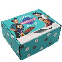 China Custom Printing Doughnut Packing Box Donut Paper Box Packaging With Logo for sale