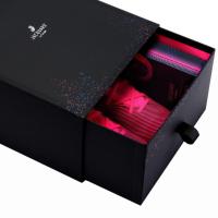 China Personalized Luxury Paper Drawer Sliding Sneakers Shoe Box for sale