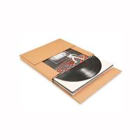 China Custom Vinyl Record Self Sealing Zipper Mailer Shipping Box for sale
