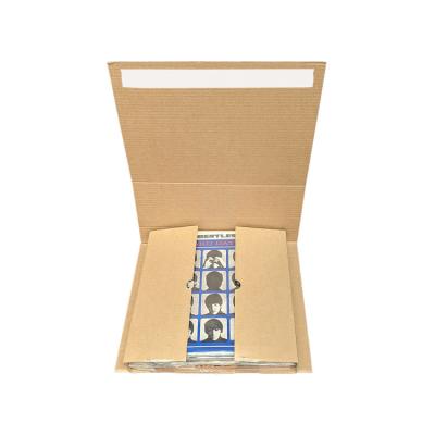 China Custom Vinyl Record Self Sealing Zipper Mailer Shipping Box for sale