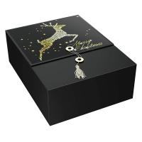 China Custom Novelty Luxury Flat Pack Christmas Gift Box Packaging for sale