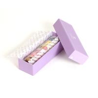 China Custom Rigid Macaroon Gift Packaging Boxes With Plastic Tray for sale