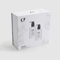 China Custom Luxury hand body wash and lotion set Paper Packaging Gift Box With Logo for sale
