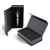 China Custom Luxury Hair Scissors Packing Gift Paper Box with Velvet Insert for sale