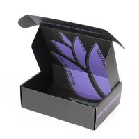 China Luxury Black Monthly Subscription Box With Custom Logo Full Color Printing for sale