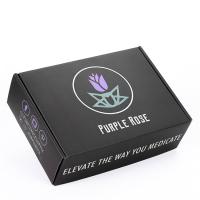 China Luxury Black Monthly Subscription Box With Custom Logo Full Color Printing for sale