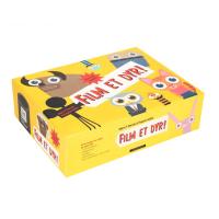 China Cartoon Pattern Printed Paper Box For Educational Card Packaging Customized for sale
