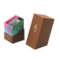 China Rigid Shoulder Cosmetic Packaging Box With Speciality Paper Material for sale