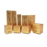 China Rose Gold Custom Cosmetic Packaging Boxes For Nutritive Skin Care Products for sale