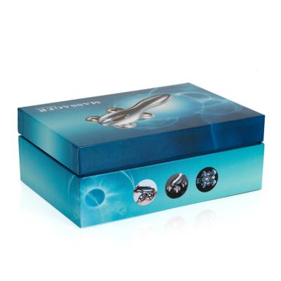 China Beauty Instrument Paper Packaging Boxes , Custom Size Face Roller Gift Packaging Boxes for sale