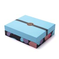 China Cardboard Candy Gift Printed Paper Box With Lid Base Blister Display Custom Logo for sale
