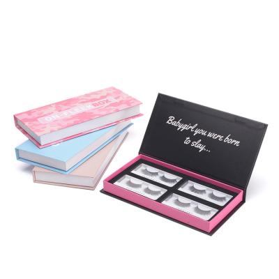 China Luxury Printed Eyelash Packing Boxes With Magnetic Closure custom design for sale