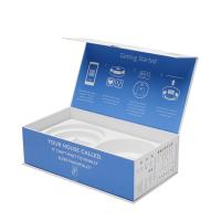 China Flap Top Rigid Printed Paper Box / Electronics Packaging Boxes Custom Design for sale