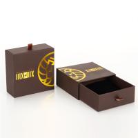 China Luxury Small Paper Gift Box Recycled Handmade With Custom Foil Stamping Logo for sale
