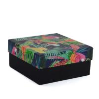 China Rigid Cardboard Paper Gift Boxes With Lids And Bottom Custom Printing Service for sale