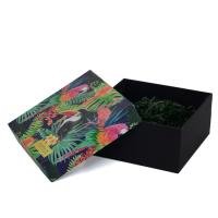 China Rigid Cardboard Paper Gift Boxes With Lids And Bottom Custom Printing Service for sale