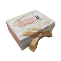 China Premium Magnetic Folding Box , Cardboard Magnetic Gift Boxes With Ribbon for sale