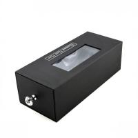 China Paperboard Hair Extensions Packaging Box With Satin Line / PVC Window for sale