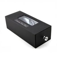 China Paperboard Hair Extensions Packaging Box With Satin Line / PVC Window for sale