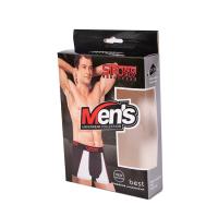 China Handmade Custom Printed Packaging Box With PVC Window , Underwear Packaging Box for sale