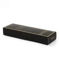 China Black Color Paper Cosmetic Packaging Box For Skincare Product Full Color Printing for sale