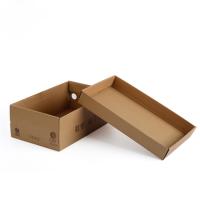 China Recycle Corrugated Packaging Box , Brown Cardboard Boxes For Packing Shoes for sale