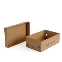 China Recycle Corrugated Packaging Box , Brown Cardboard Boxes For Packing Shoes for sale