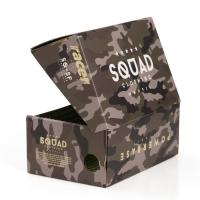 China Luxury Custom Printed Corrugated Shoe Boxes With PP Rope Handle for sale