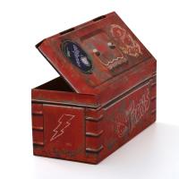 China Retro Corrugated Packaging Box / Cardboard Boxes Full Color Printing for sale
