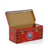 China Retro Corrugated Packaging Box / Cardboard Boxes Full Color Printing for sale