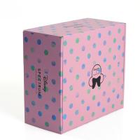 China Pink Color Printed Custom Subscription Boxes  , Women Makeup Gift Packing Box for sale