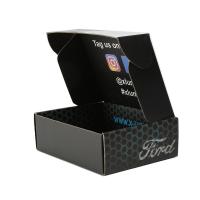 China Black Color Custom Subscription Boxes Logo Printing for Retail Packaging for sale