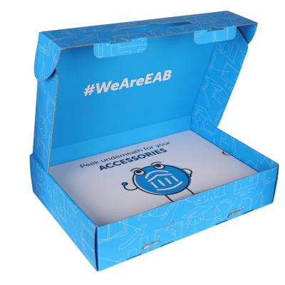 China Rectangle Cardboard Monthly Subscription Packaging Box With Customized Printing for sale