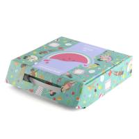 China Cardboard Custom Subscription Boxes , Luxury Monthly Gift Box With Handle for sale