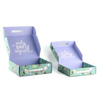 China Cardboard Custom Subscription Boxes , Luxury Monthly Gift Box With Handle for sale