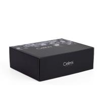 China Tuck Top Cardboard Printed Mailer Boxes , Black Cardboard Gift Boxes for sale