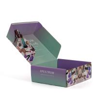 China Custom Printed Corrugated Cardboard Shipping Boxes For Cosmetics Makeup Products for sale