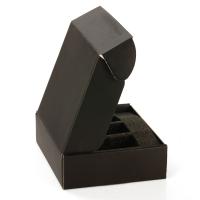 China Foil Stamping Custom Corrugated Mailer Boxes Cosmetic Gift Box With Sponge Insert for sale