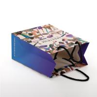 China Fashionable Full Color Printed Paper Bags For Cosmetic Products Packaging for sale