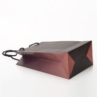 China Luxury Personalised Shopping Bags , Colored Paper Bags With Handles for sale
