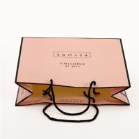 China Folding Printed Paper Shopping Bags / Custom Paper Gift Bags Full Color Printing for sale