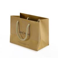 China Recyclable Luxury Branded Paper Bags , Custom Printed Paper Shopping Bags for sale