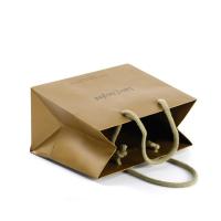China Recyclable Luxury Branded Paper Bags , Custom Printed Paper Shopping Bags for sale