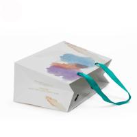 China Custom Design Branded Paper Bags with Foil Stamping Logo for Shopping for sale