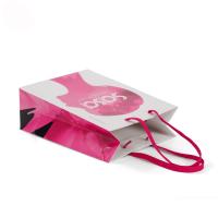 China Paper Gift Bags With Handles , Retail Carrier Bags Customized Brand Name for sale