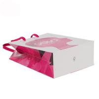China Paper Gift Bags With Handles , Retail Carrier Bags Customized Brand Name for sale