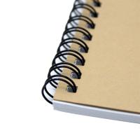 China Recycled Kraft Paper Custom Notebook Printing For Exercise Book Writing for sale