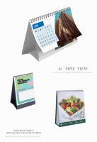 China Small Desktop Custom Calendar Printing Service With Personalised Picture for sale