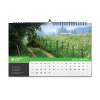 China Monthly Print On Demand Wall Calendar Customized Size For Advertising for sale